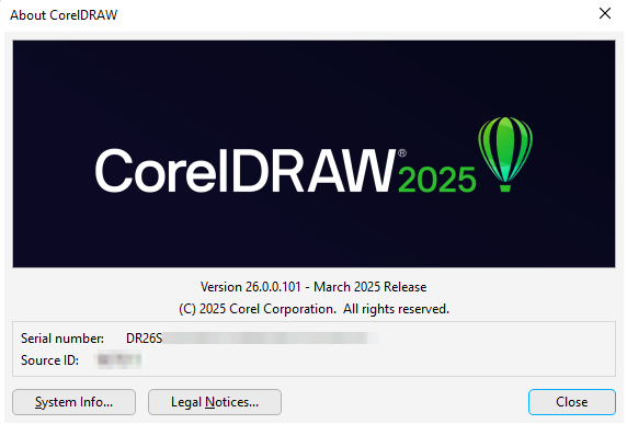 KB Corel: Find my serial number for CorelDRAW